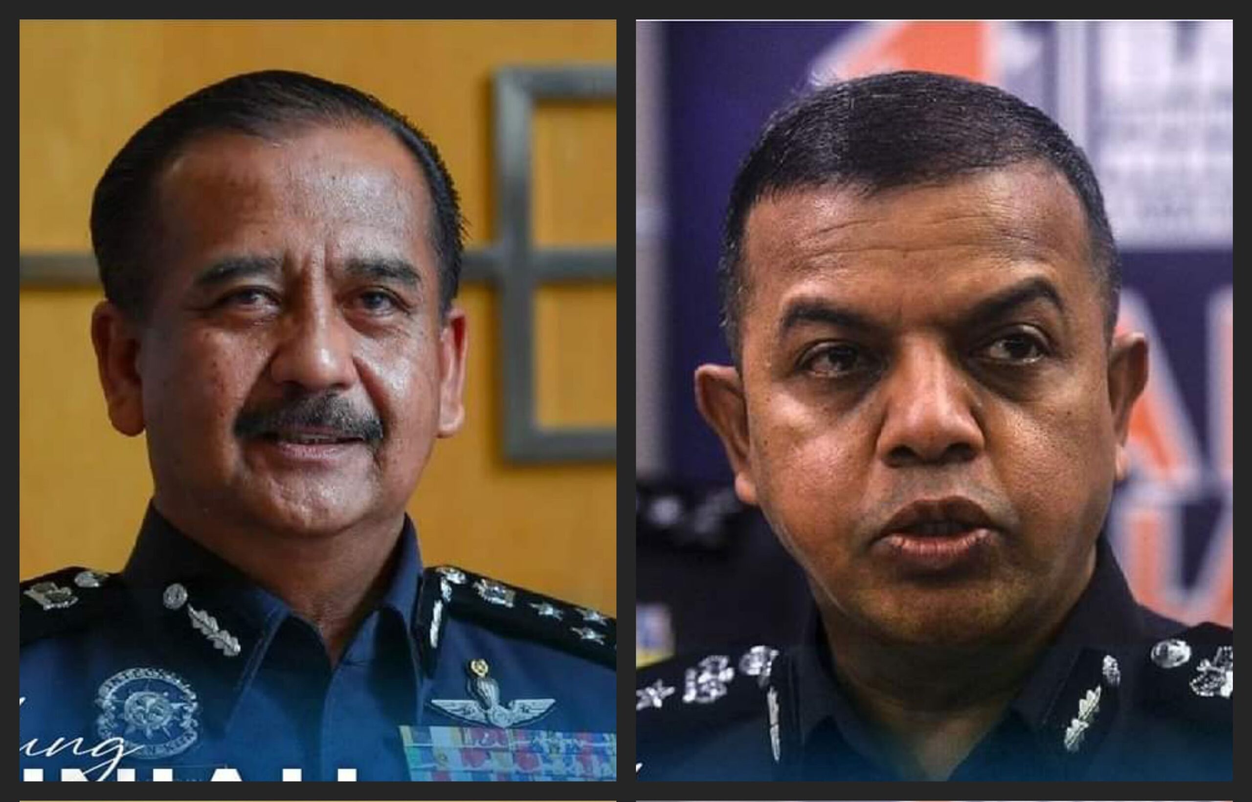 Razarudin Ketua Polis Negara, Ayob Khan Timbalan – Selak-Selak
