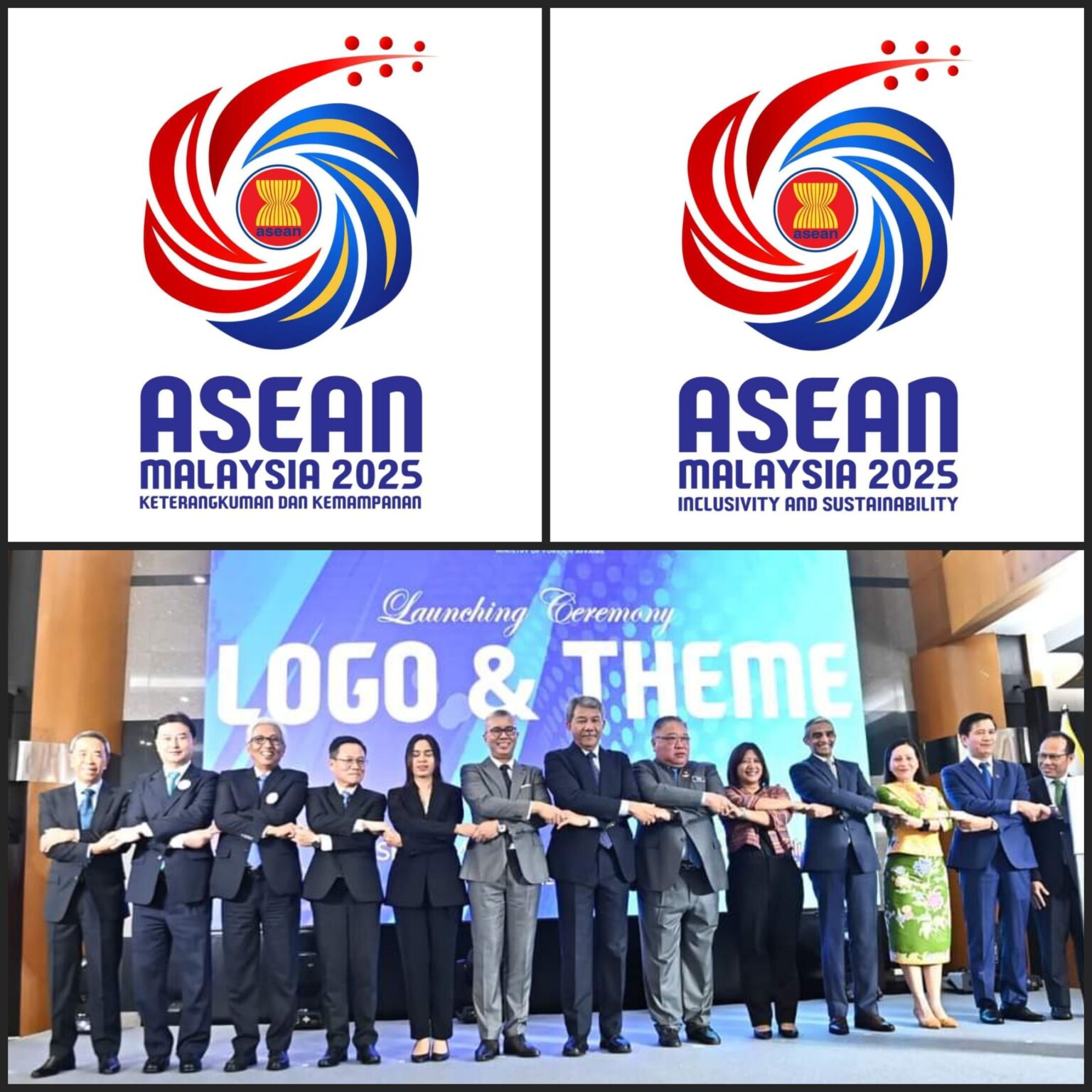Motif bunga raya logo pengerusi ASEAN – Selak-Selak